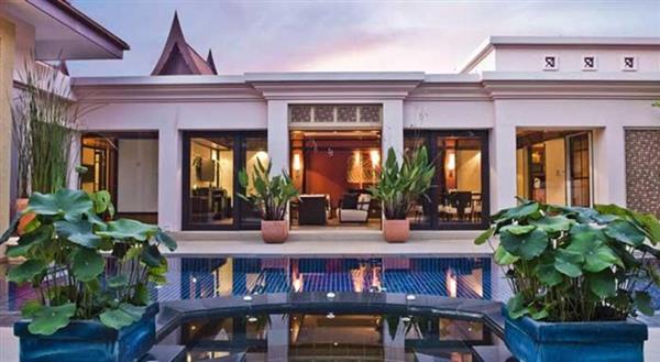 Banyan Tree Phuket from On The Beach. Banyan Tree Phuket is in Bang Tao ...