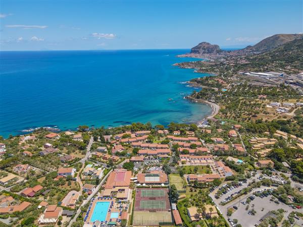 Cefalu Resort Sporting Club from On The Beach. Cefalu Resort Sporting ...